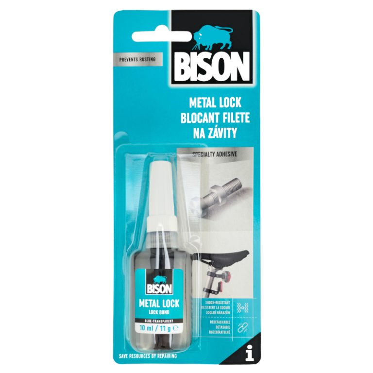 BISON METAL LOCK csavarrögzítő ragasztó 10 ml - Orodian.hu